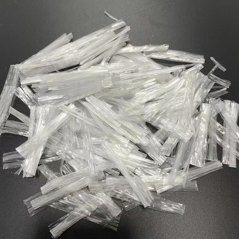 White Polypropylene Concrete PP Mesh Fiber For Projects Construction