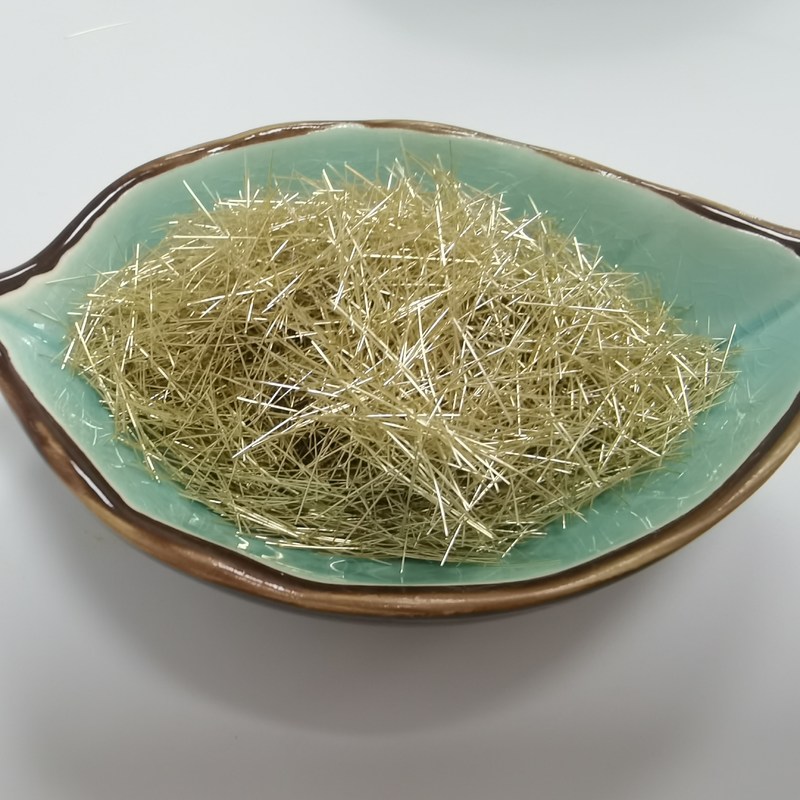 2850 Mpa High Tensile Strength Micro Steel Fibre Fiber With Copper ...