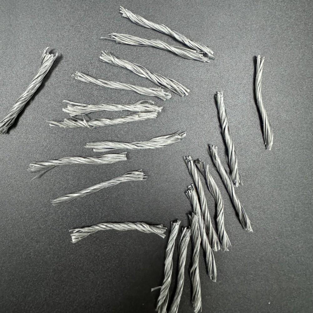 PP Fiber Twisted Bunchy Form For Reinforcement To Cement Concrete