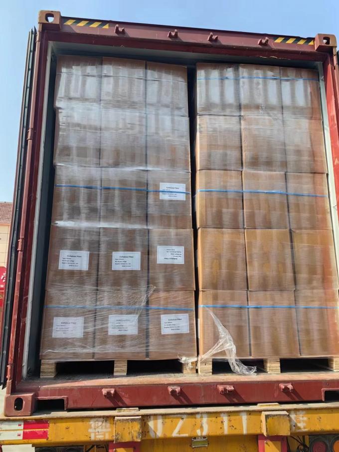 Natural Wood Pulp Compressed Wooden Cellulose Fiber For Concrete ...